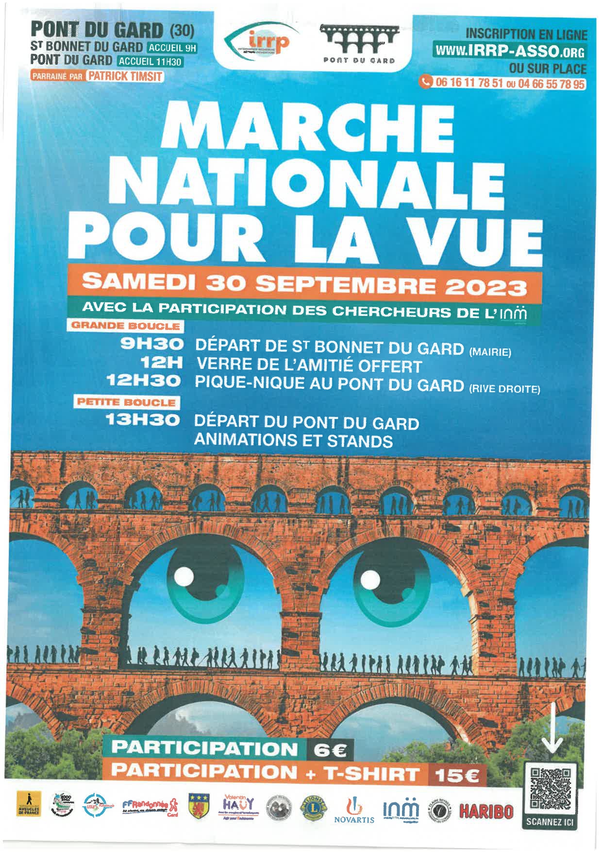Marche Nationale pour la vue le 30 09 2023 - Saint-Bonnet : Saint-Bonnet